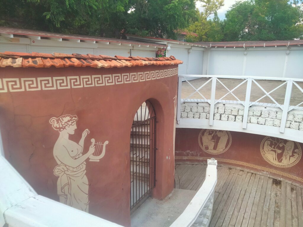 Pazarlar ve çarşılar Greek Bazaar, Yevpatorya, foto