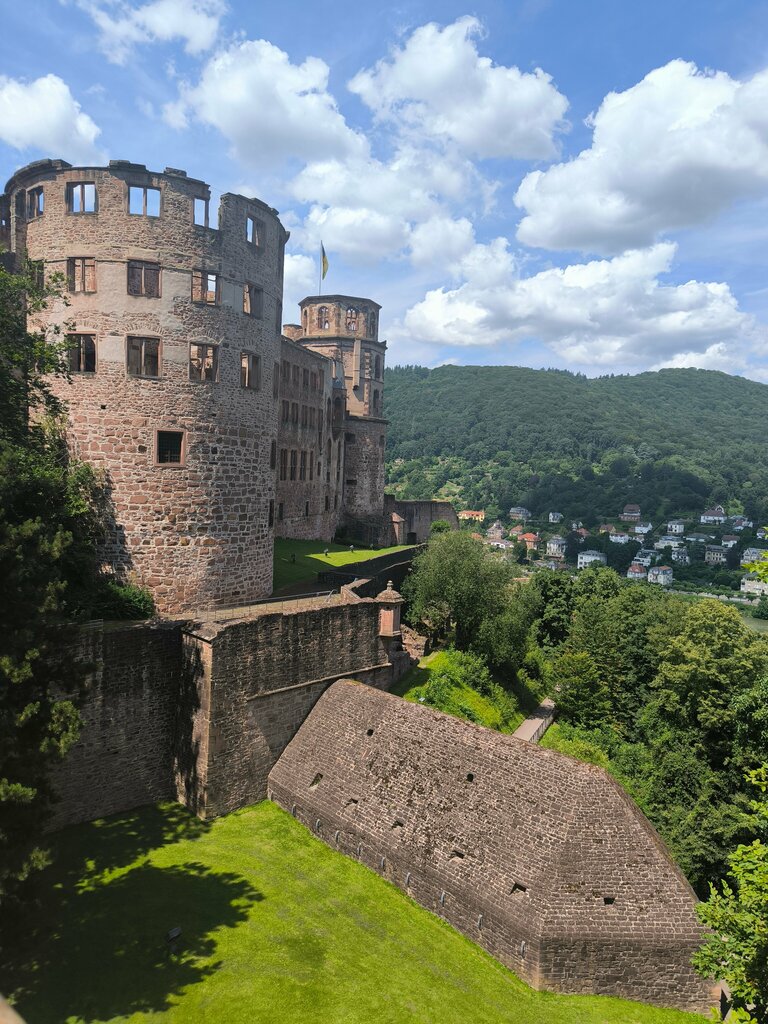 Turistik yerler Heidelberger Schloss, Baden‑Wurttemberg, foto