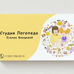 Студия Логопеда (Budyonnogo Avenue No:19к2), konuşma terapistleri  Saint‑Petersburg'dan