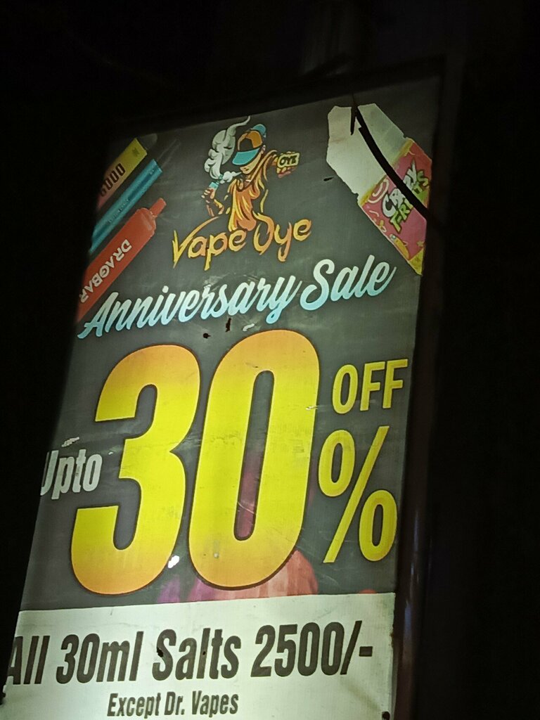 Elektronik sigara satış noktaları Vape Oye, Islamabad, foto