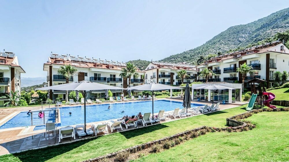 Kısa süreli konaklama Fethiye'de Balkonlu Havuzlu Tatil Rezidansı, Fethiye, foto