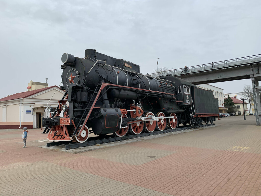 Teknoloji anıtı Паровоз, Polotsk, foto