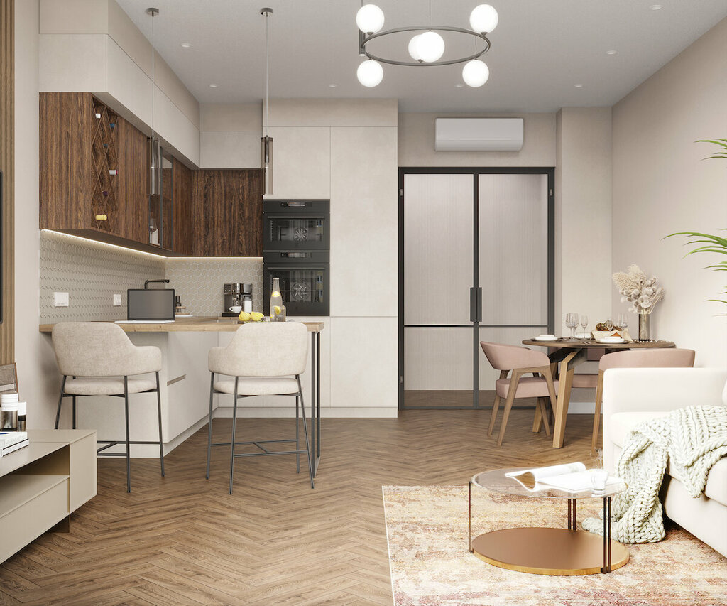 i̇ç mimarlık firmaları Студия дизайна интерьера Кристины Плотниковой, Hantı‑Mansi Özerk Okrugu, foto