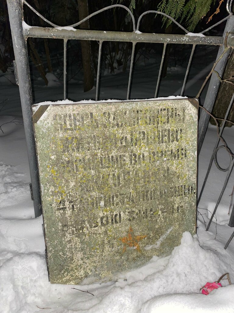 Anıt, heykel Братская могила советских воинов, Moskova ve Moskovskaya oblastı, foto