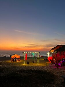 Marina Beach Shack (Goa, North Goa County, Bardez Subdistrict, Town of Calangute), kafe  Goa'dan