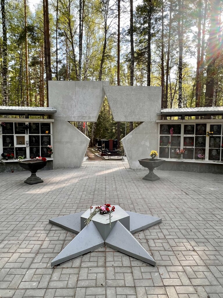 Mezarlıklar Zaeltsovskoye cemetery, Novosibirsk, foto