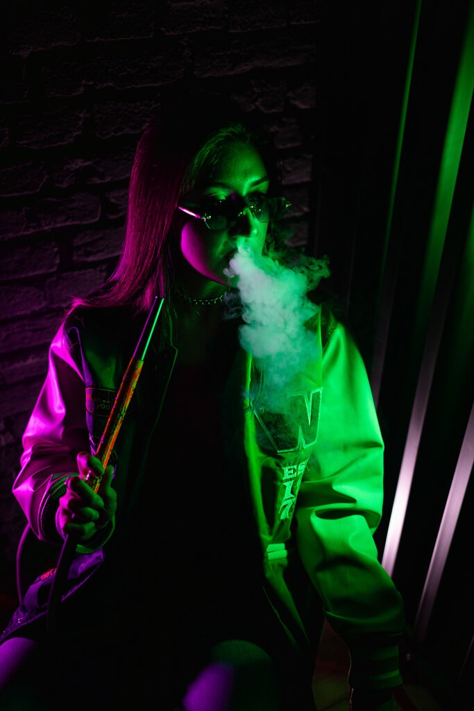 Nargile kafeler Grok, Tiflis, foto