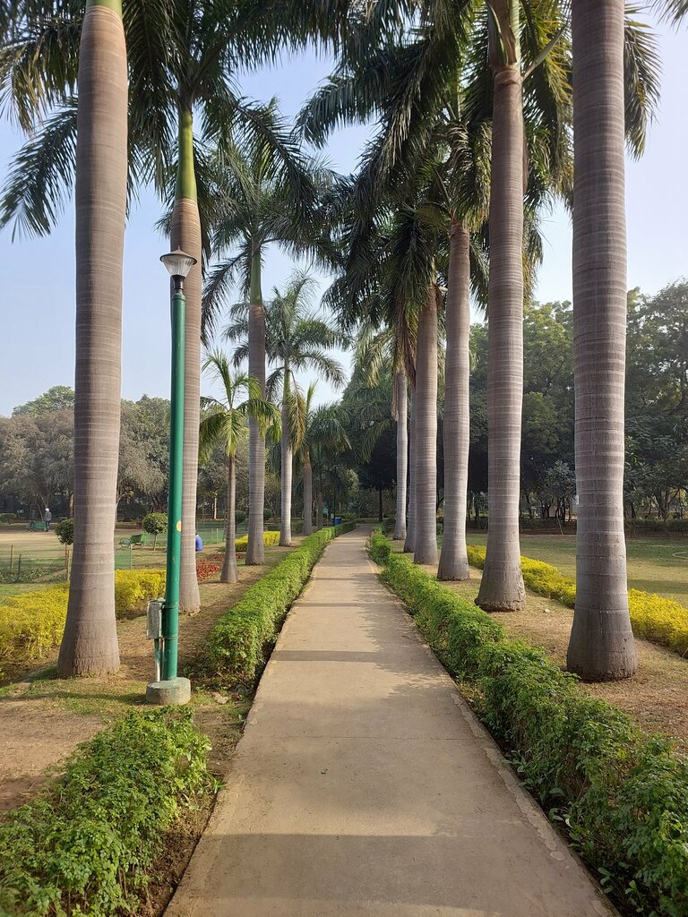 Kültür ve eğlence parkları Nehru Park, Yeni Delhi, foto