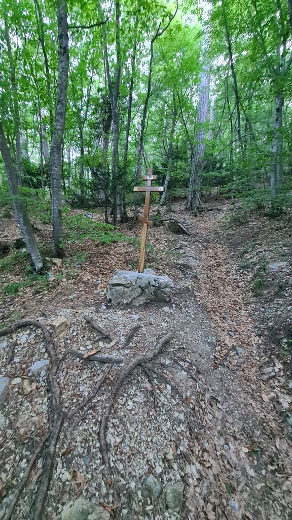 Pınar, çay Spring, stream, Kırım Cumhuriyeti, foto