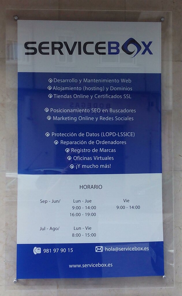 Web tasarım hizmetleri Servicebox, A Coruña, foto
