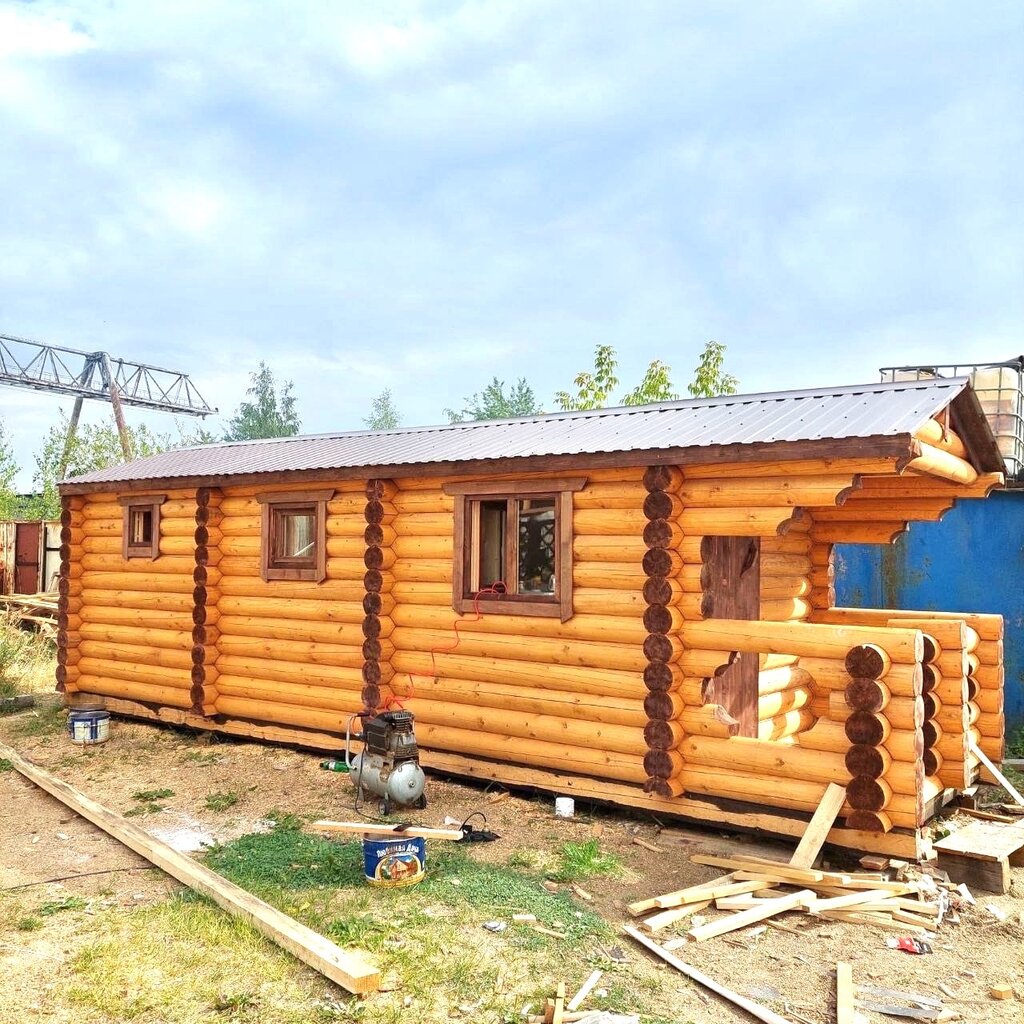 Hamam ve sauna inşaatı Живые модульные бани, Cherepovets, foto