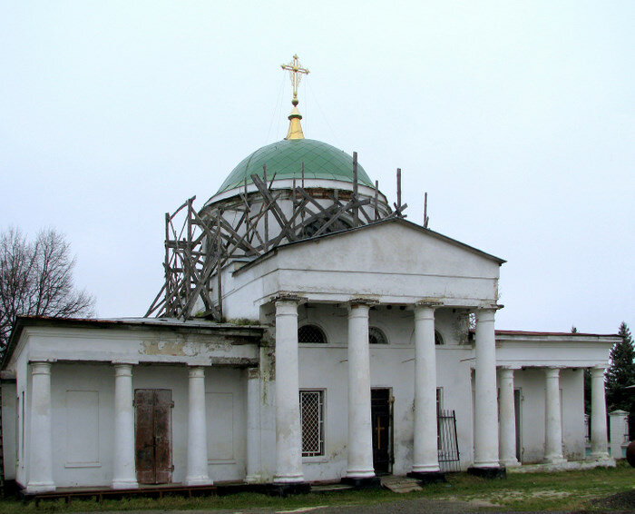 Ortodoks kiliseleri церковь Рождества Христова, Okhtirka, foto