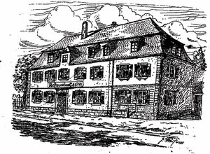 Gasthaus Casino (Bavaria, Weißenburg-Gunzenhausen, Weißenburg i. Bay., Nürnberger Straße, 25), restoran  Weissenburg'dan