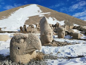 Doğa koruma alanı Nemrut Dağı Milli Parkı, Kâhta, foto