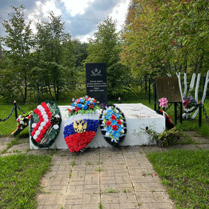 Обелиск воинам-землякам, погибшим в годы Великой Отечественной войны (Moscow Region, Taldomskiy Urban District, derevnya Koshelyovo), anıt, heykel  Moskova ve Moskovskaya oblastından