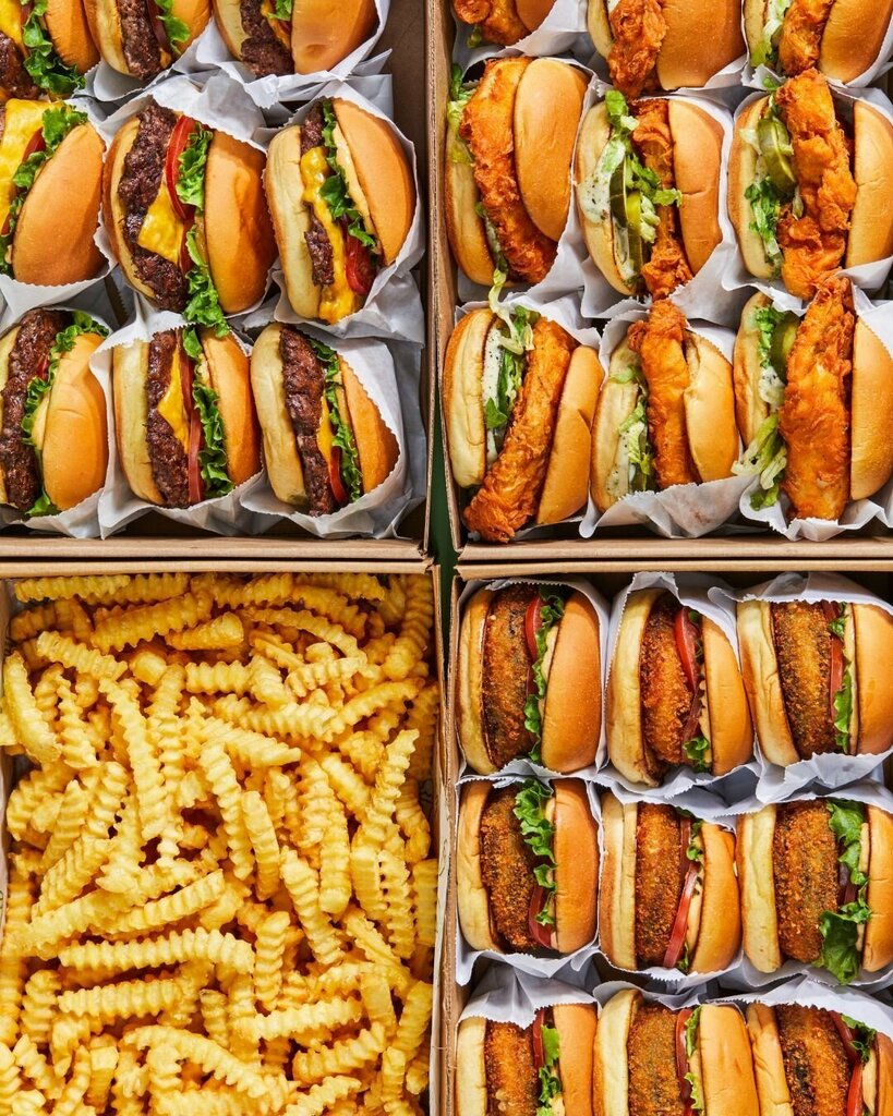 Fast food Shake Shack, Abu Dabi, foto
