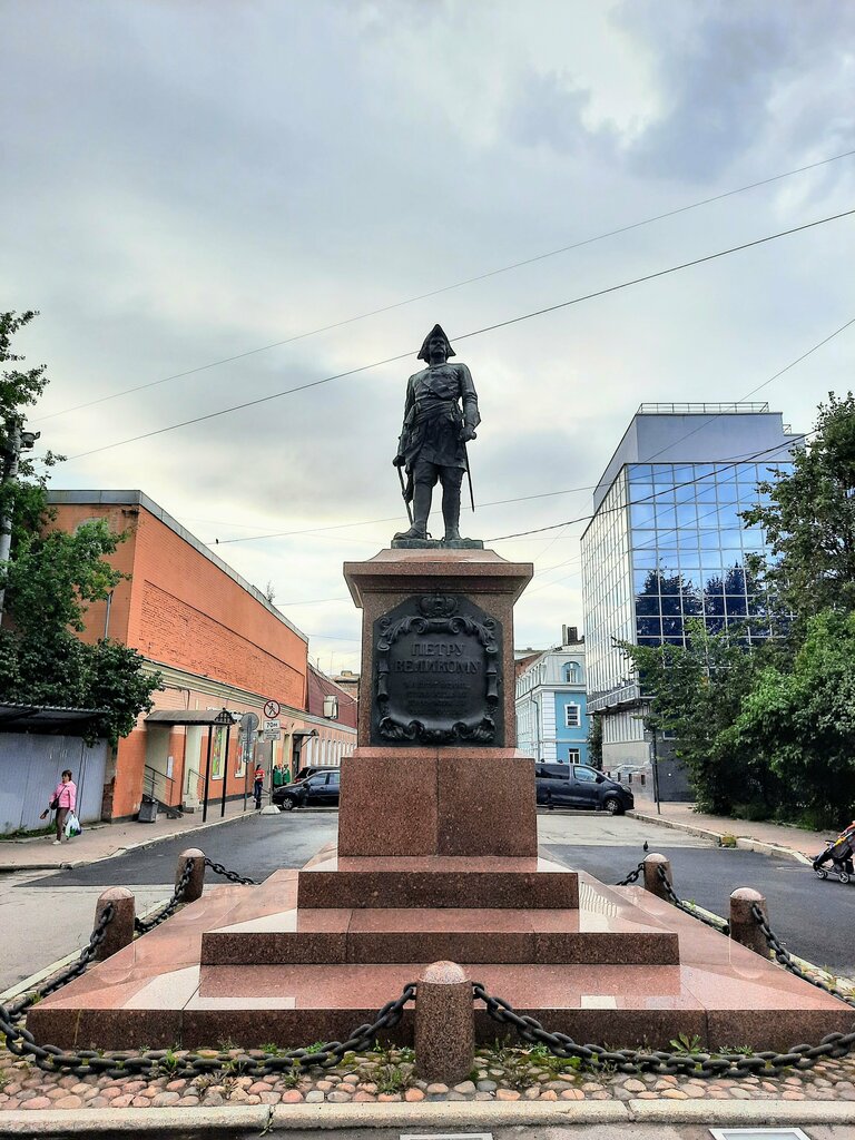 Anıt, heykel Peter the Great, Saint‑Petersburg, foto