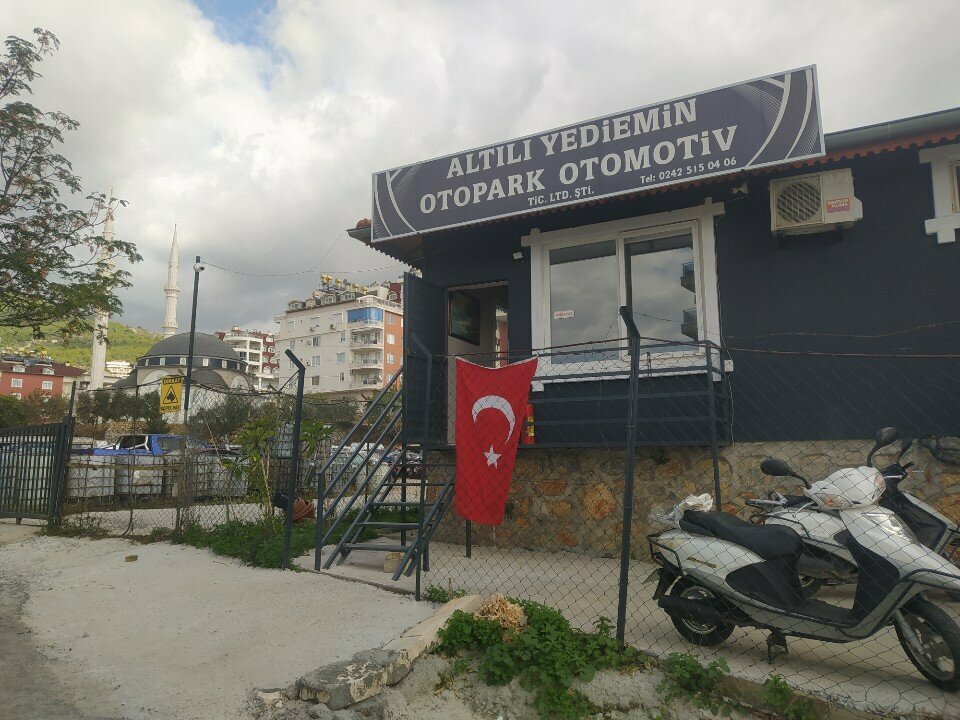 Yediemin otoparkları Alanya Demir Yediemin Otoparkına Cikcilli, Alanya, foto