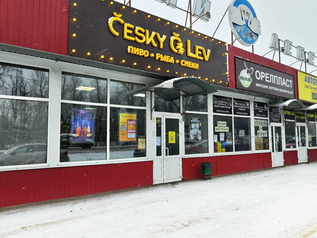 Bira dükkanı Cesky Lev, Orlovskaya oblastı, foto