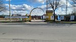 Площадка раздельного сбора отходов от населения (Kaliningrad, Portovaya Street), ayrı çöp toplama noktası  Kaliningrad'dan