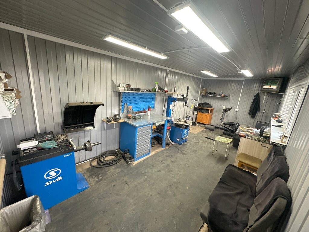 Oto lastik tamiri Шиномонтаж, İrkutskaya oblastı, foto