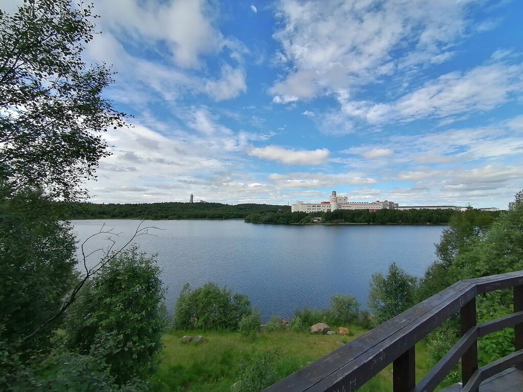 Seyir terası Смотровая площадка, Murmansk, foto