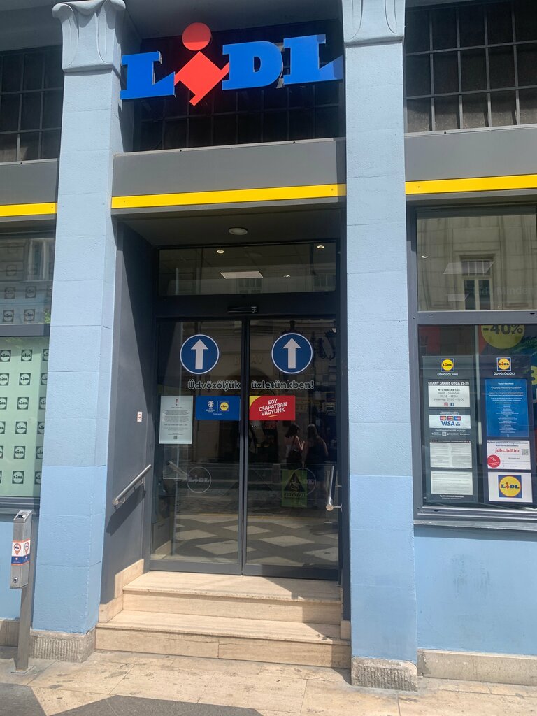 Süpermarket LiDL, Budapeşte, foto