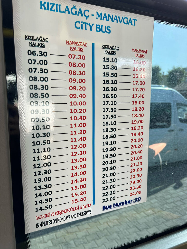 Toplu taşıma durağı Toplu taşıma durağı, Manavgat, foto