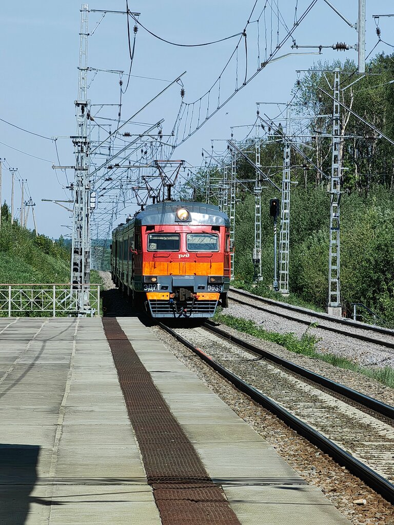 Tren istasyonu остановочный пункт 40 километр, Moskova ve Moskovskaya oblastı, foto