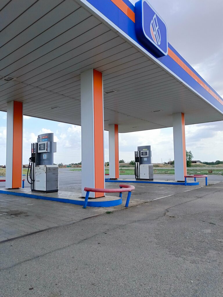 Otogaz dolum istasyonu Gas Station, Volgogradskaya oblastı, foto