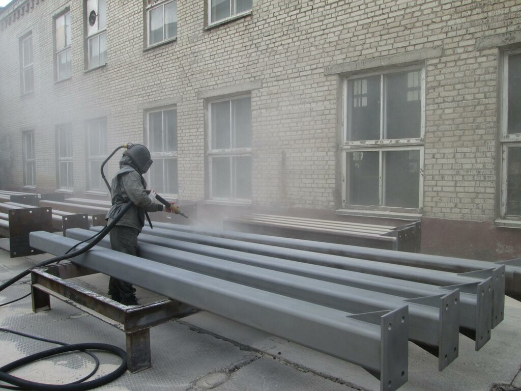 Endüstriyel temizlik Sandblasting Works, Balakovo, foto