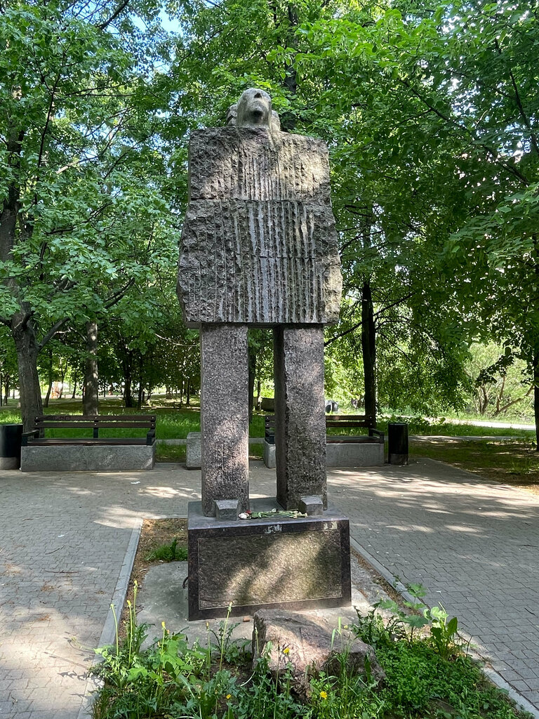 Anıt, heykel Поэт Иосиф Бродский, Saint‑Petersburg, foto