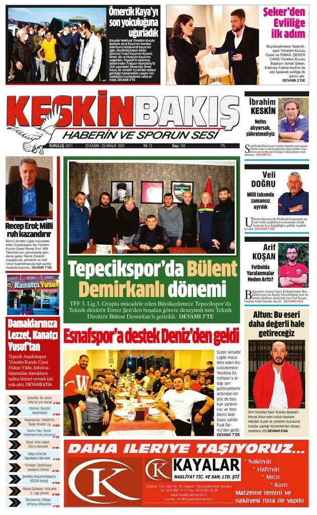 Gazete ve dergiler Keskin Bakış Gazetesi, İstanbul, foto
