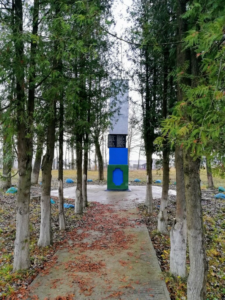 Anıt, heykel Местным жителям, погибшим во времена ВОВ, Vitebskaya oblastı, foto