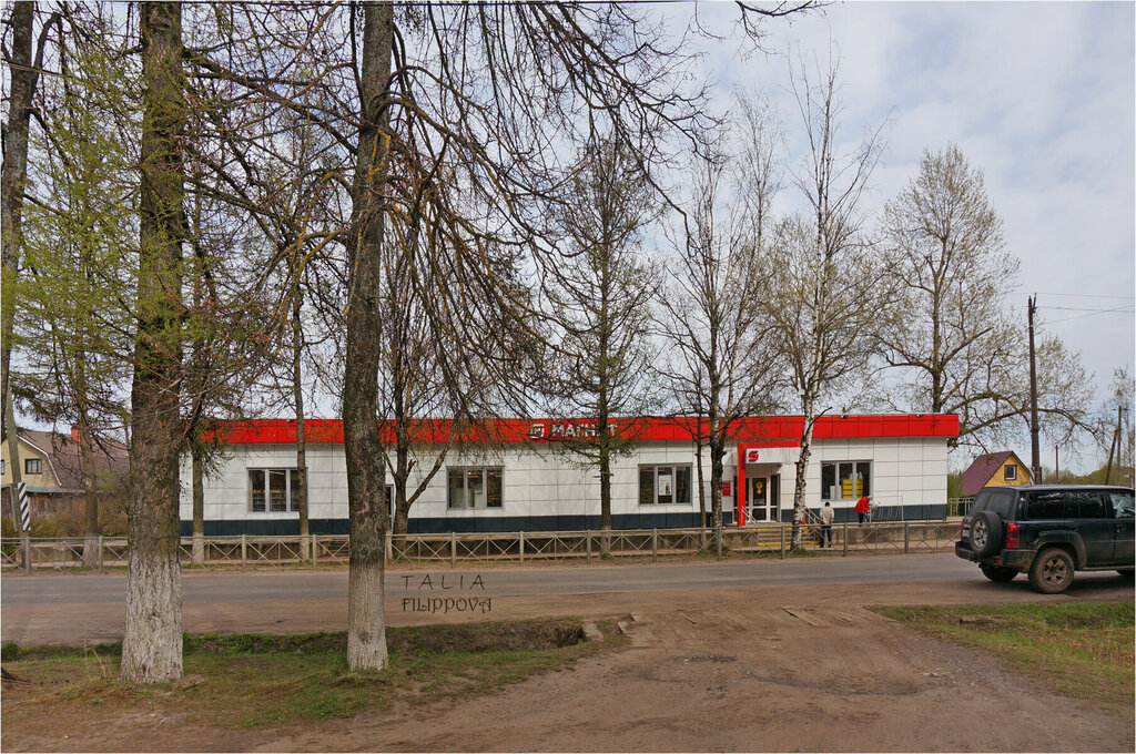 Büyük mağazalar Univermag № 1 Volkhovskogo Raypotrebsoyuza, Novaya Ladoga, foto