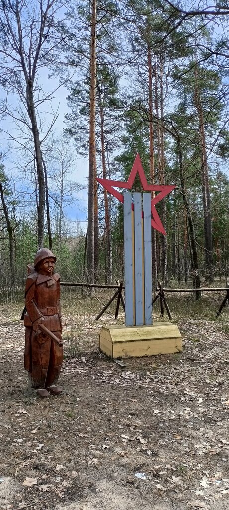 Turistik yerler Памятная землянка, Gomelskaya oblastı, foto