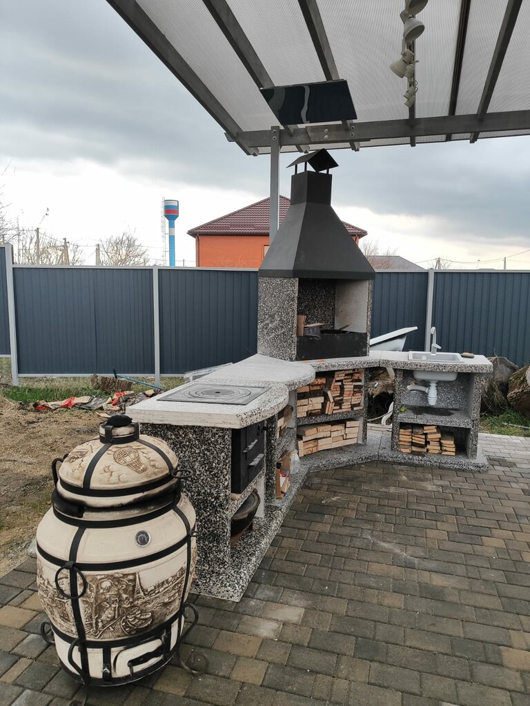 Soba, şömine Барбекю Юга, Krasnodarski krayı, foto