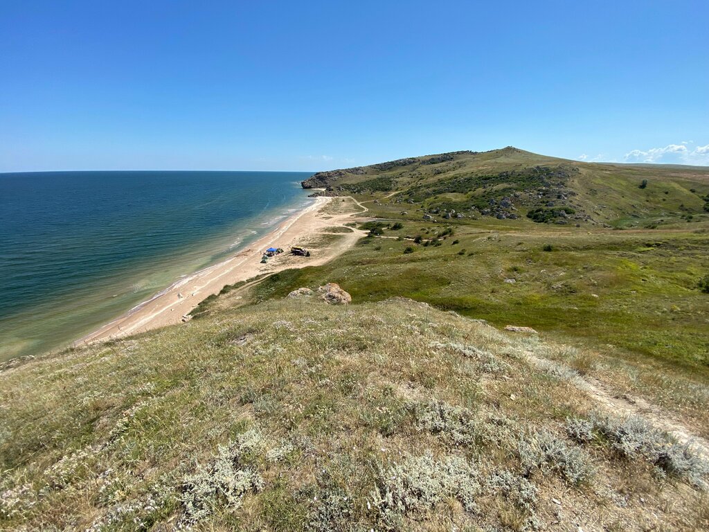 Dağ zirvesi Гора Сююрташ, Kırım Cumhuriyeti, foto