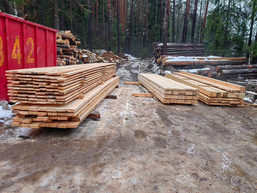 Ahşap endüstrisi Пилорама, Minskaya oblastı, foto