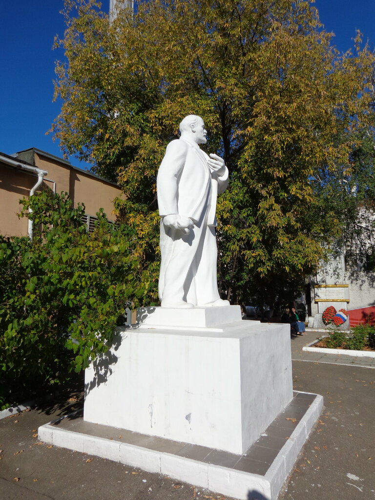 Anıt, heykel В.И. Ленин, Moskova, foto