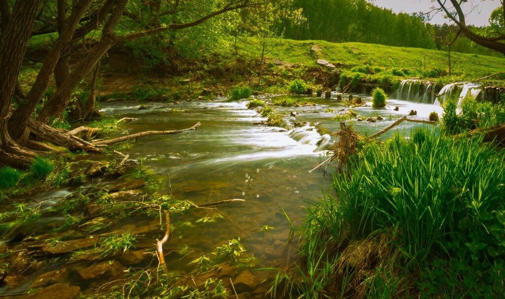 Şelale Waterfall, Kalujskaya oblastı, foto