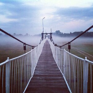 Подвесной мост через реку Беседь (Bryansk Region, rabochiy posyolok Krasnaya Gora), turistik yerler  Brianskaya oblastından