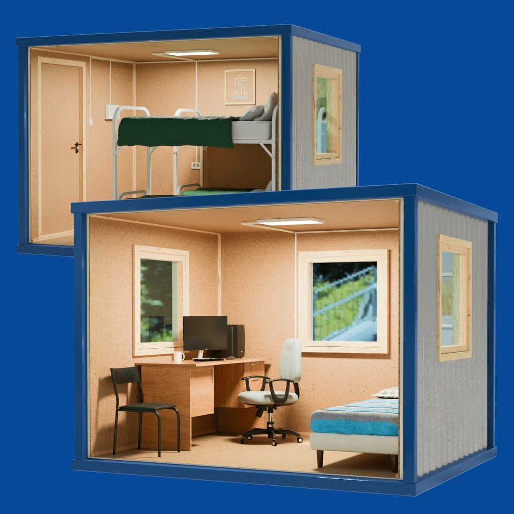 Prefabrik binalar Bitovki Demidovo, Himki, foto