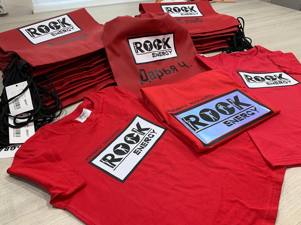 T-shirt baskı Logotip Vash, Krasnodarski krayı, foto