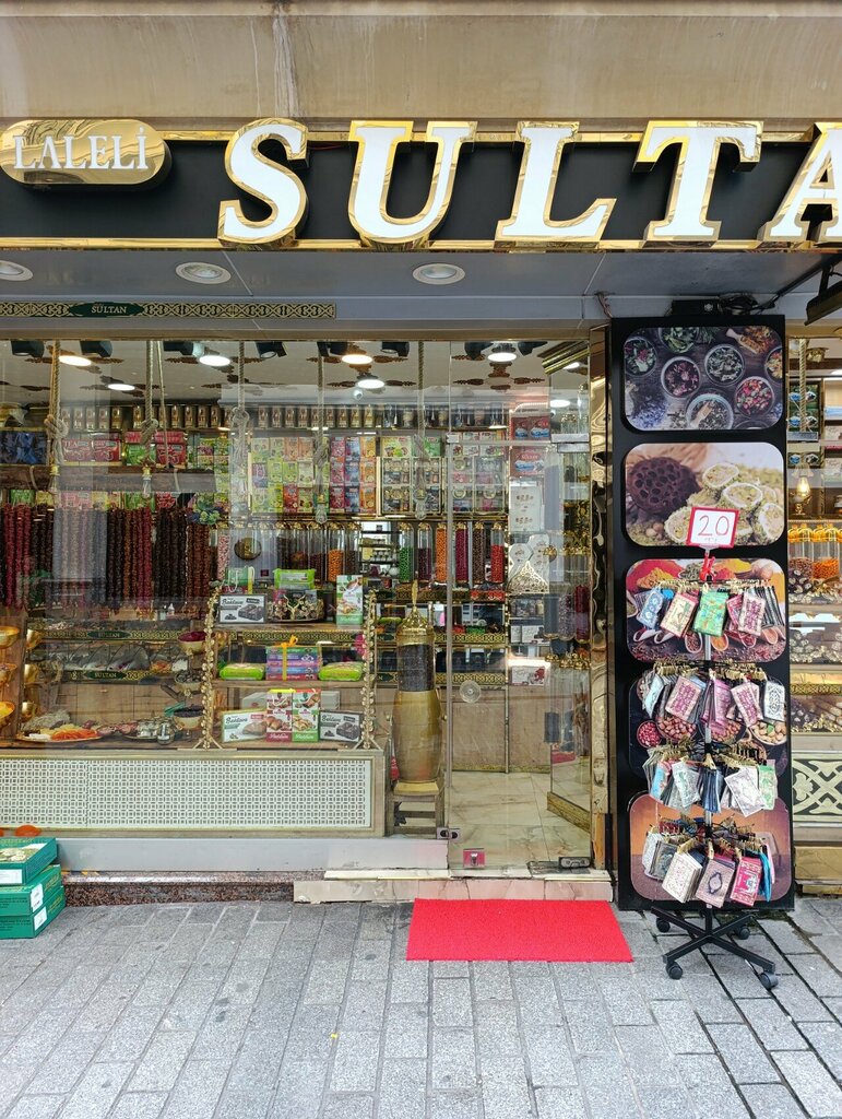 Gıda pazarı Laleli Sultan, İstanbul, foto