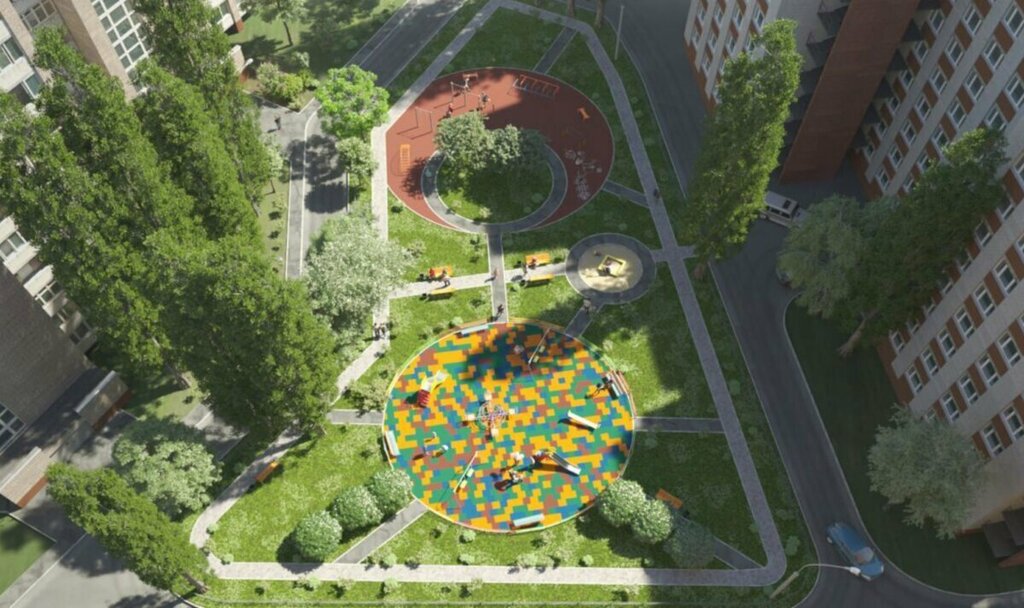 Konut blokları Петровский квартал, Voronej, foto