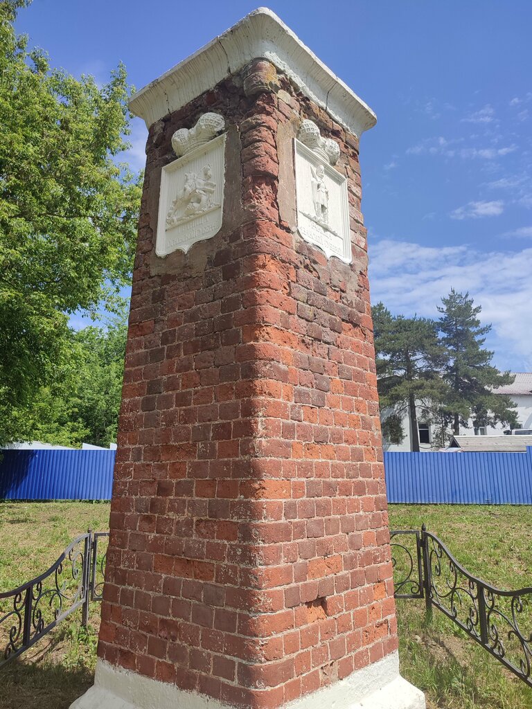 Anıt, heykel Межевой столб на границе Московской и Рязанской губерний, Kolomna, foto