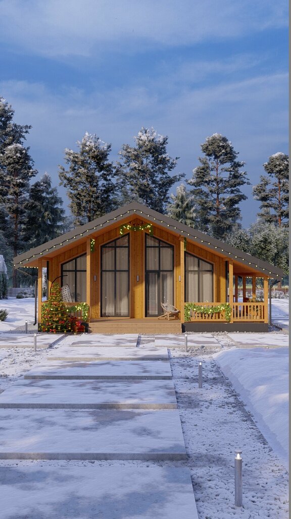 Yazlık ev inşaatı Shangareev, Kazan, foto