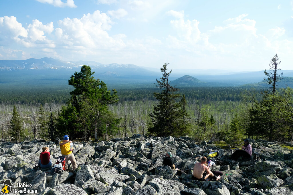 Dağ zirvesi Гора Белый Камень, Permski krayı, foto