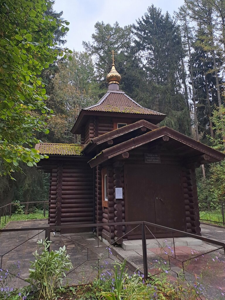 Şapel, haç anıtı Церковь-часовня Архангела Михаила, Krasnoye Selo, foto